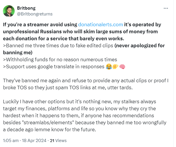 Dominic Vanner / Britbong / Eggbong / Manlytears | Page 262 | Kiwi Farms