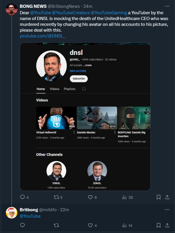 Dominic Vanner / Britbong / Britbongreturns / MRBTFO / Manlytears ...