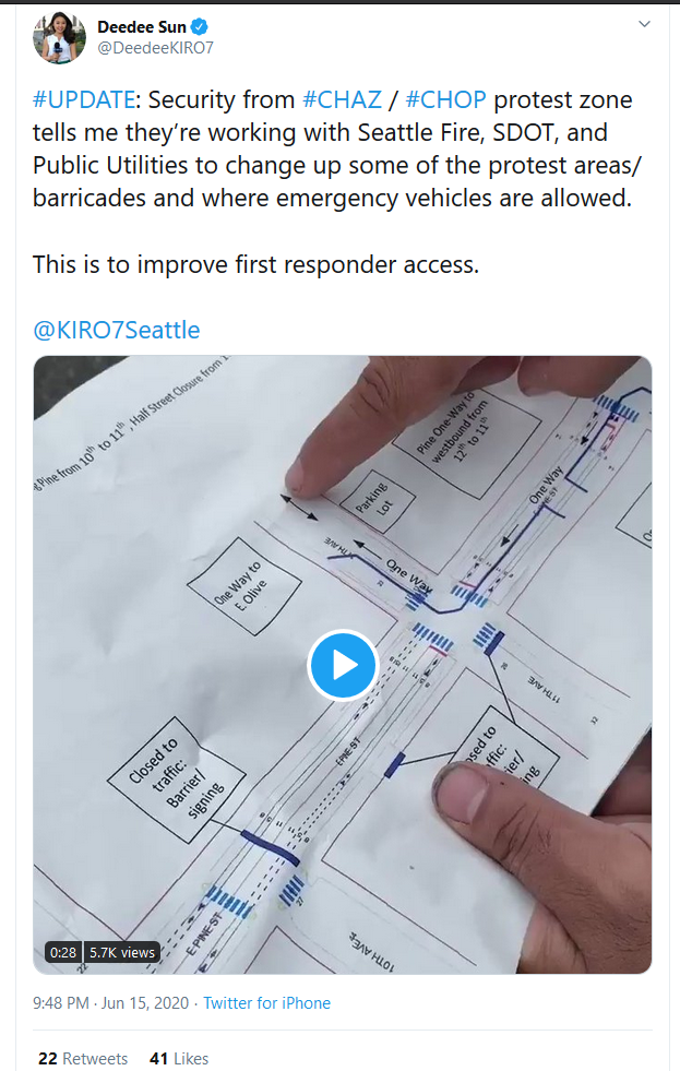 CHAZ/CHOP: Autonomous No Cop Zone and Commune Declared In Seattle ...