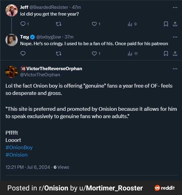 Onision / James Gregory Jackson / Gregory James Daniel/Jackson/Avaroe ...