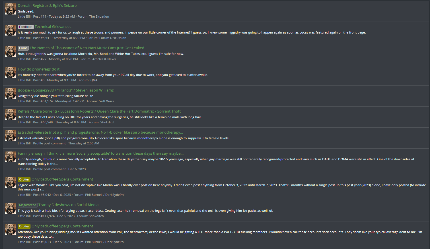 OnlyIcedCoffee Sperg Containment | Page 154 | Kiwi Farms