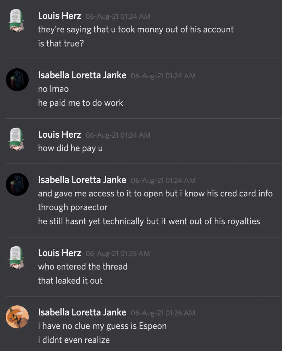 Isabella Loretta Janke and Louis Herz cook up plan to lie to police ...