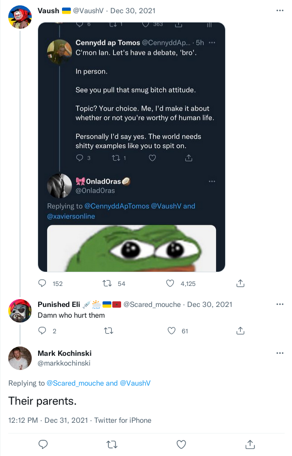 Vaush / @VaushV / VaushVidya / IrishLaddie / Ian Anthony Kochinski ...