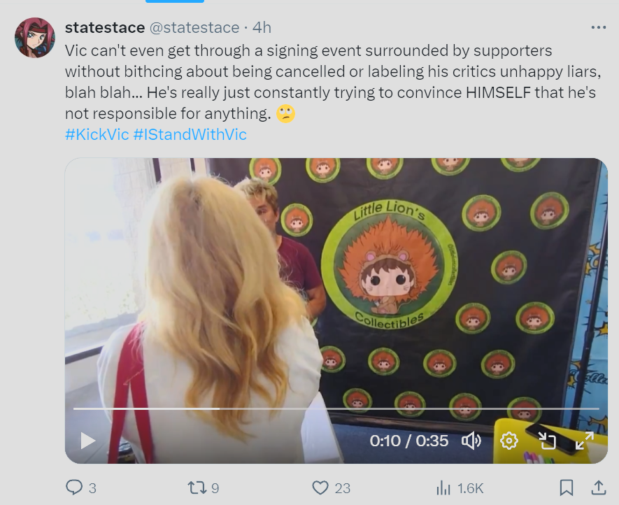 Weeb Wars / AnimeGate / #KickVic / #IStandWithVic / #vickicksback ...