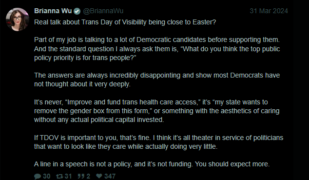 Brianna Wu / John Walker Flynt | Page 3639 | Kiwi Farms