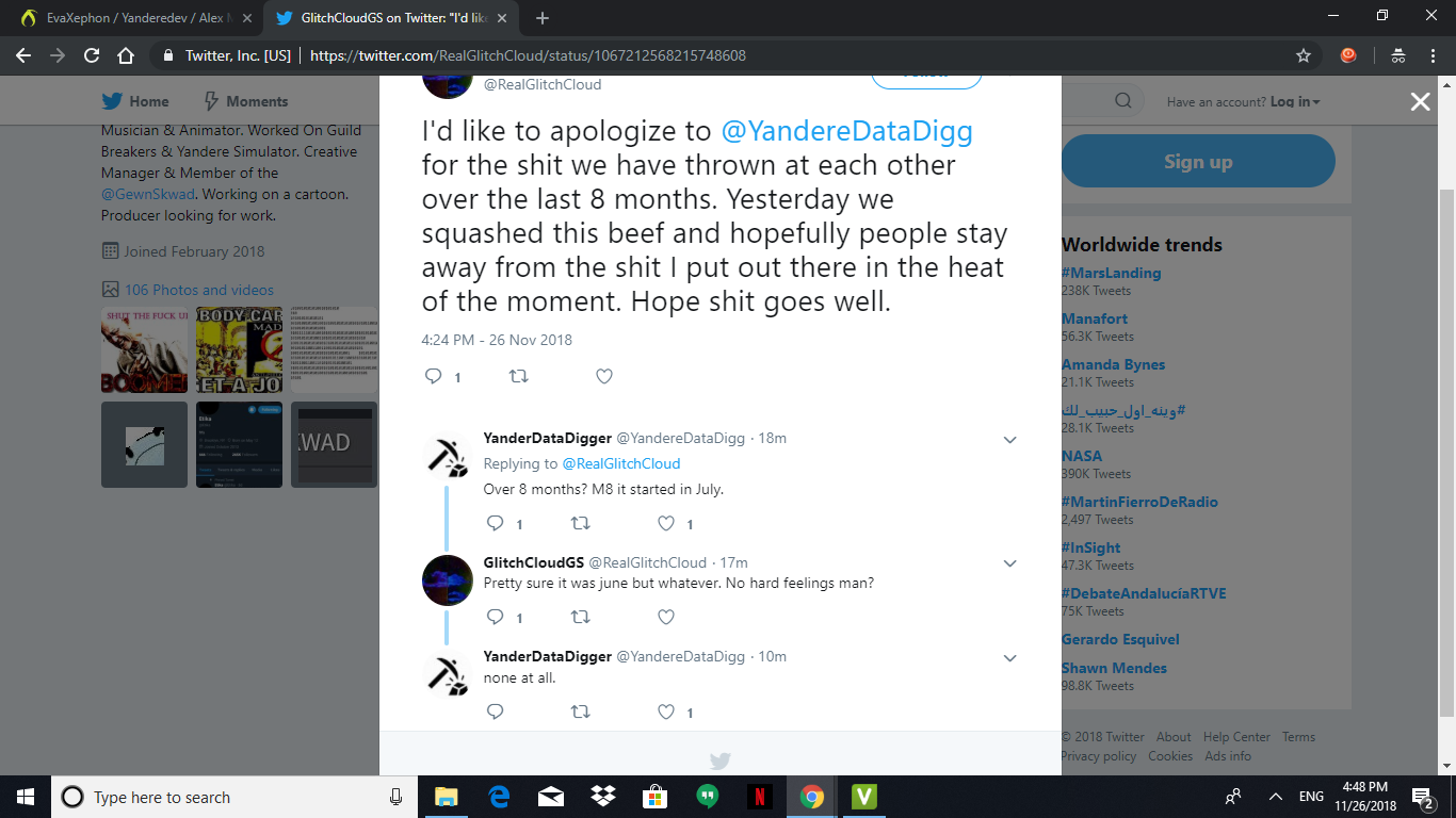 EvaXephon / Yanderedev / Alex Mahan / Alexander Stuart Mahan ...