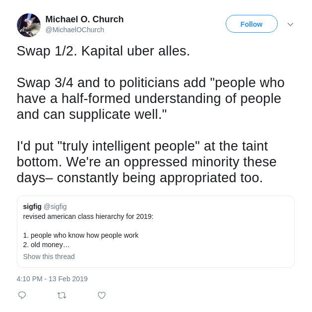 Michael O. Church / michaelochurch | Page 5 | Kiwi Farms