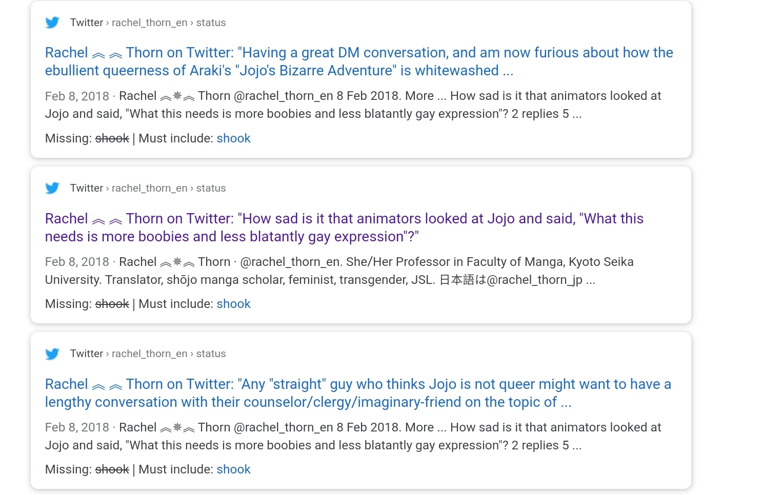 JoJo's Bizarre Adventure | Page 38 | Kiwi Farms