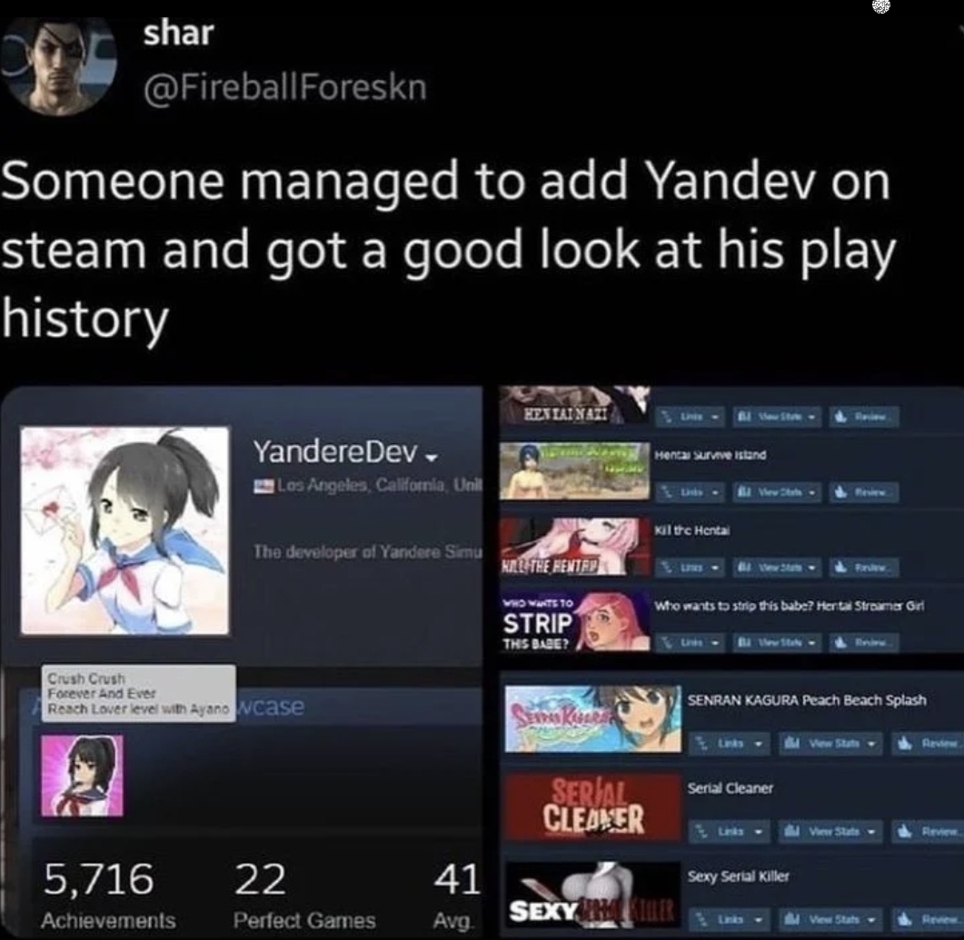 EvaXephon / Yanderedev / Alex Mahan / Alexander Stuart Mahan ...