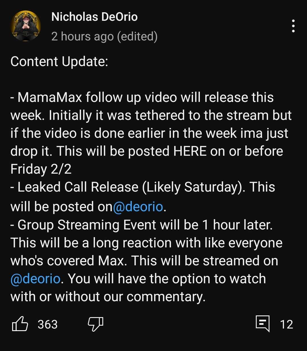 Max Ronald Harris / MamaMax / YoutubeHell / MamaMaxxy / Mamamad ...