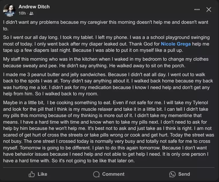 Andrew Ditch / Andy Ditch / The Poopsquatch | Page 209 | Kiwi Farms