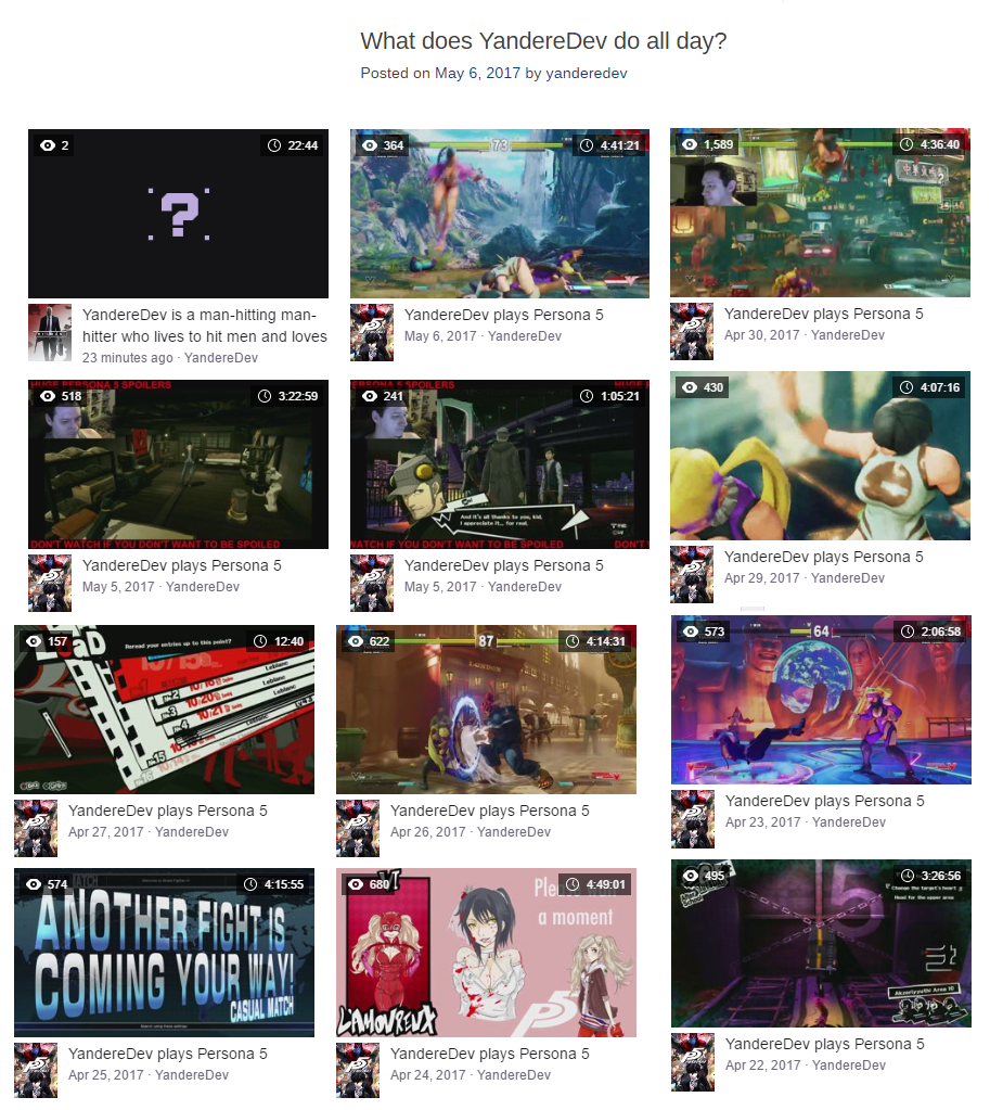 EvaXephon / Yanderedev / Alex Mahan / Alexander Stuart Mahan ...