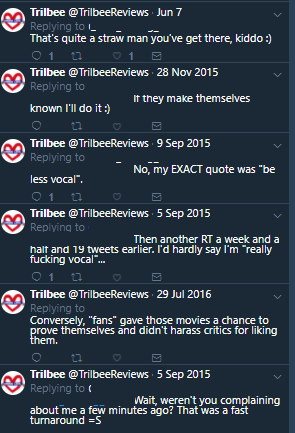 MrTardisReviews / TrilbeeReviews / William Carlisle | Kiwi Farms