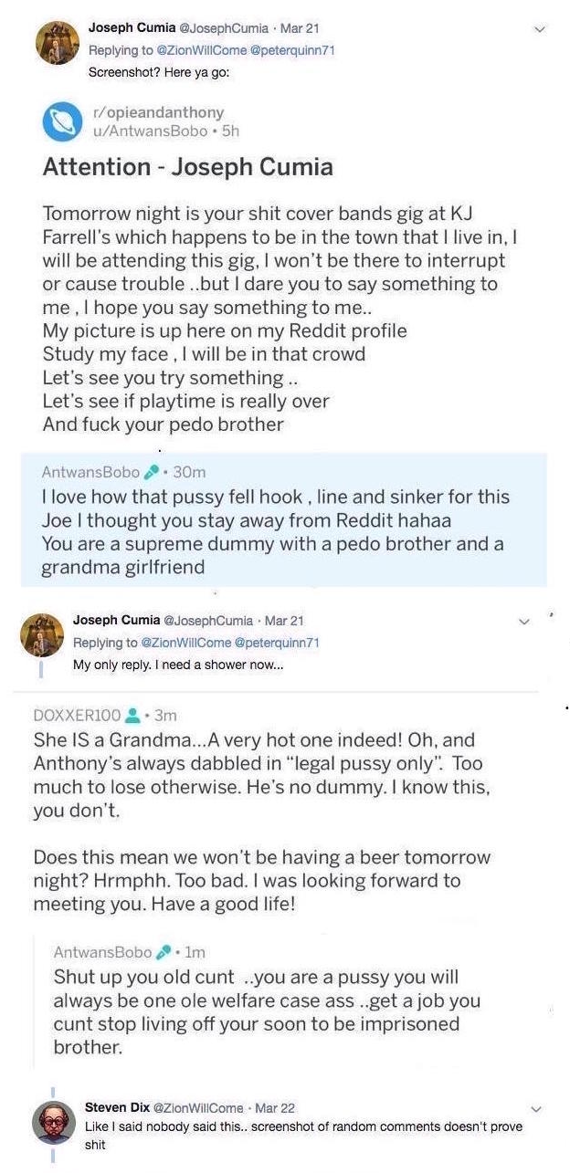 Joseph Cumia / Brother Joe / SAMCRO Joe / The Big Apple Ranch Kid ...