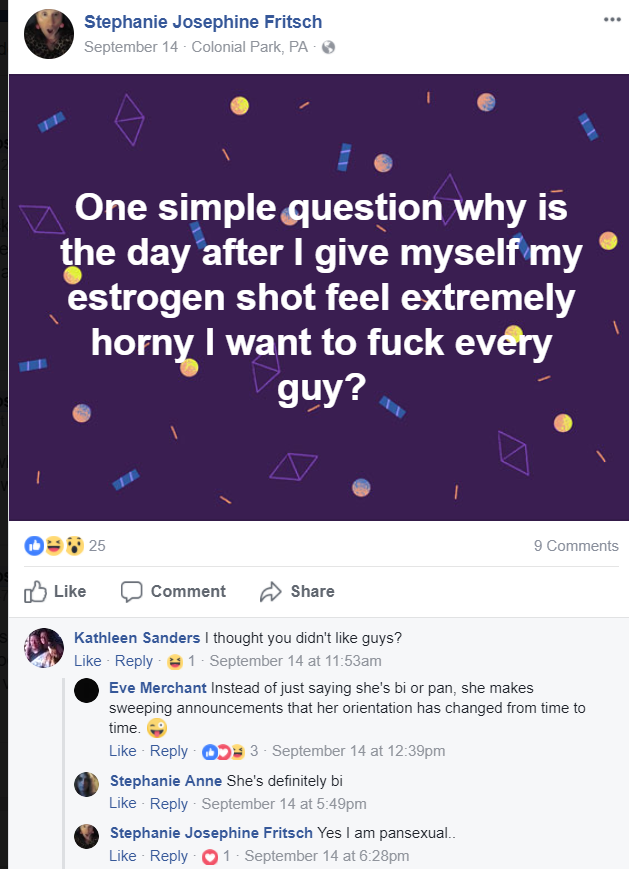 Stephanie Josephine Fritsch / Stephan Joseph Fritsch | Kiwi Farms