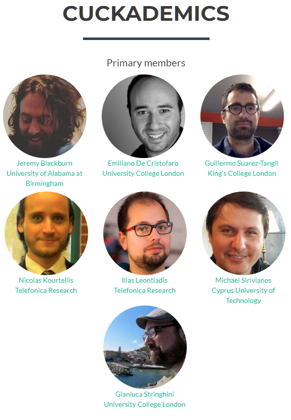 "iDRAMA lab & the Cuckademics" - The question of Italian influence in academic research | Kiwi Farms