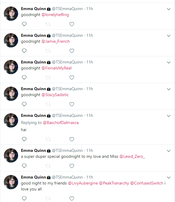 Timothy Whitbeck / Emma Quinn / Jane Wild / ChloeQuinnTS / timnygma / Gaara-30 / setokaiba24 ...