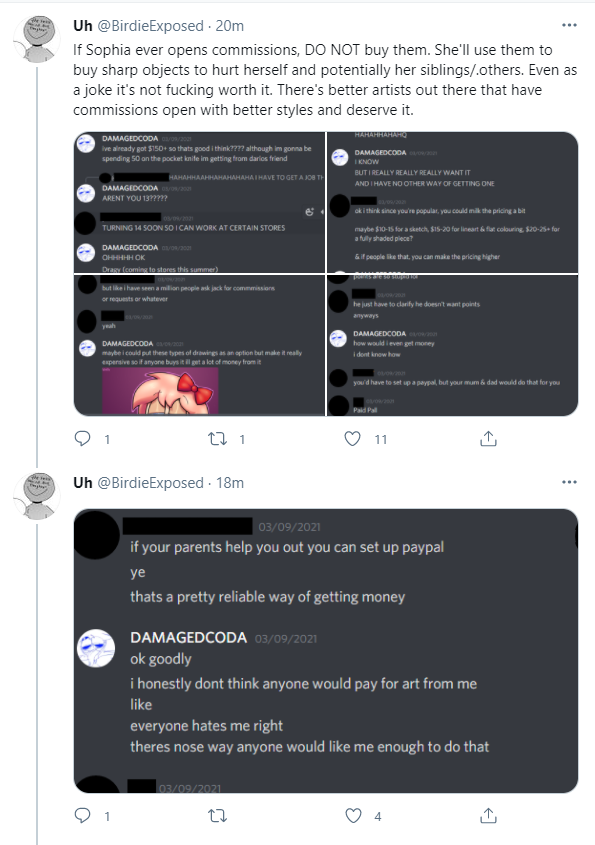 Sophia Harrington / Jack Harrington / Birdie / SpriteCranbirdie / Alias ...